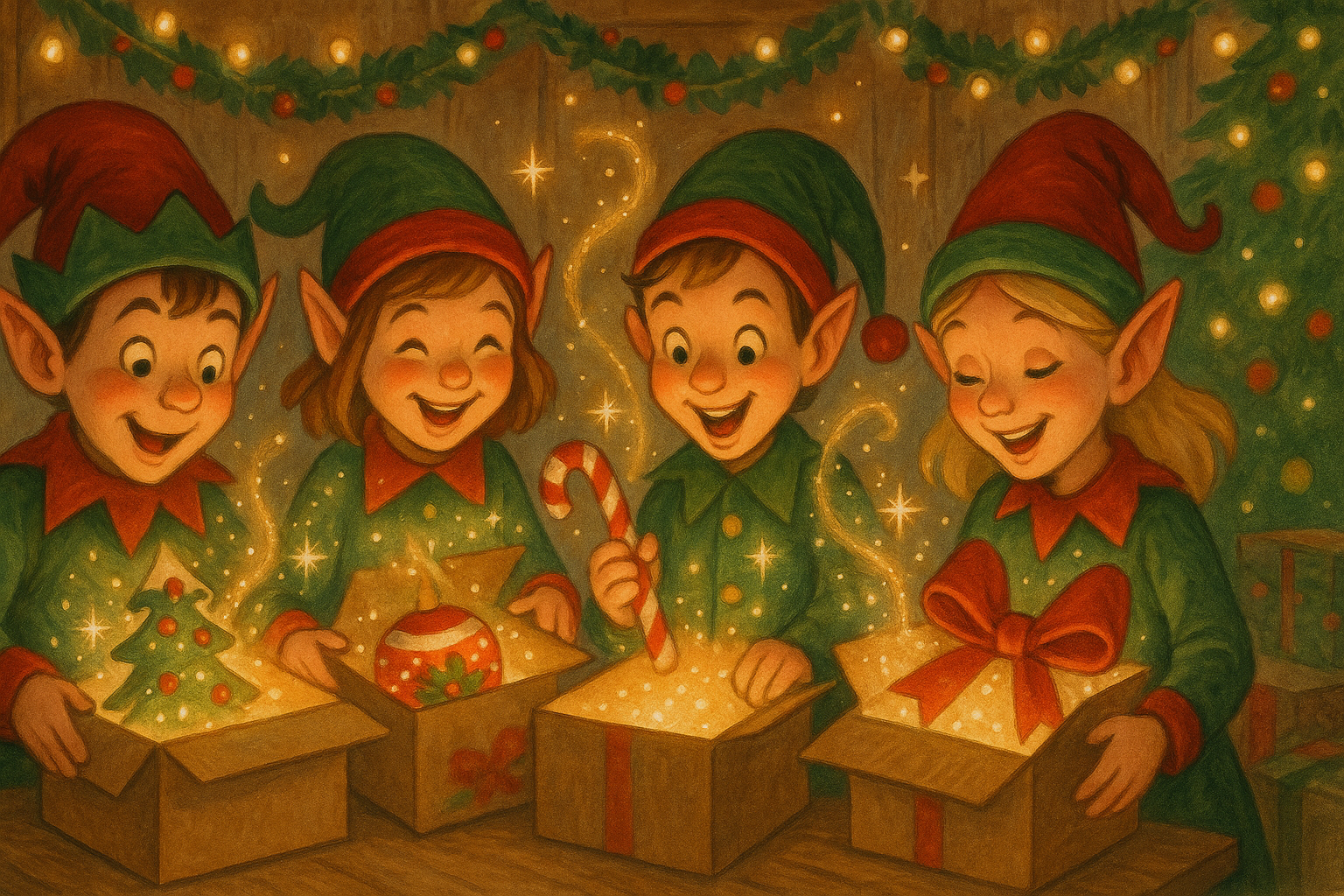 Christmas cards have arrived